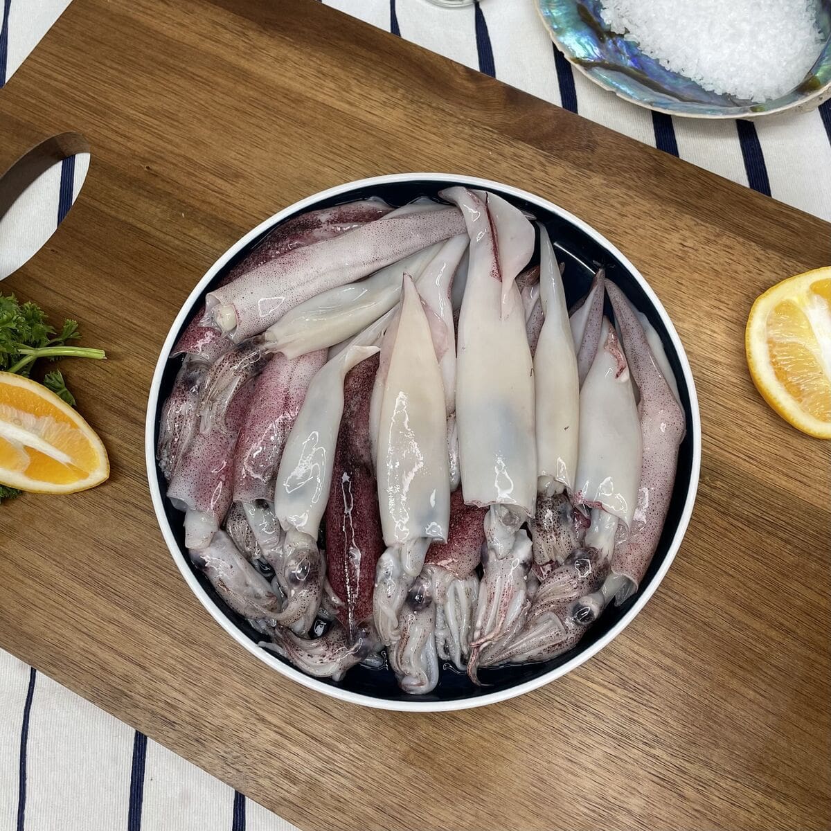 Whole Baby Squid (1kg) - Wellington Seamarket