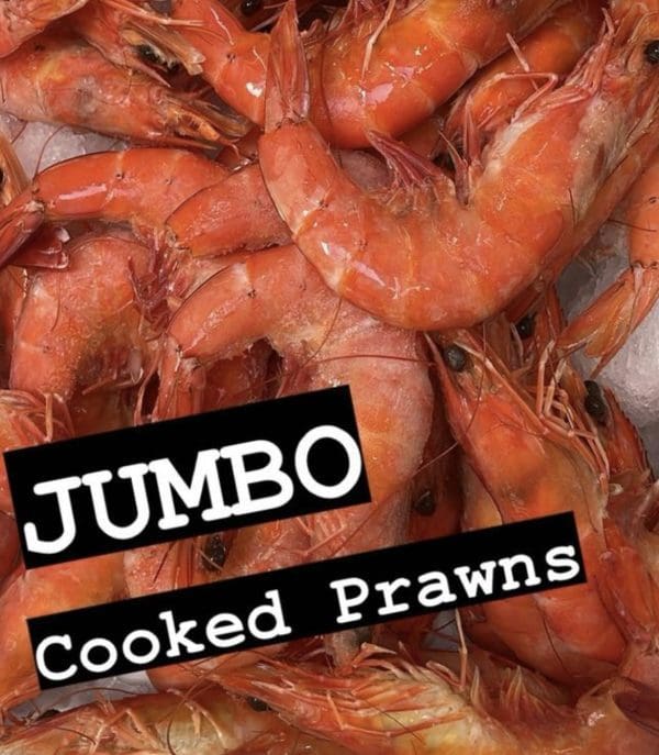 Jumbo Whole Cooked Prawns (1kg) - Wellington Seamarket
